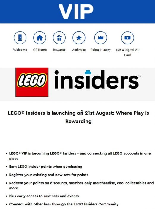 LEGO Insiders Treasure Hunt – Lots of Prizes to Win!