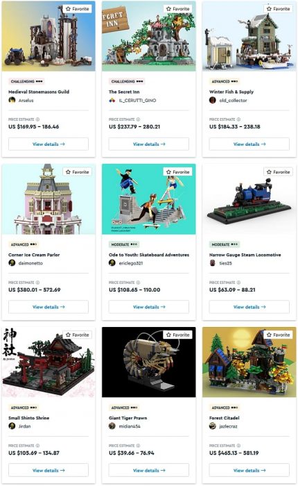 BrickLink MOC Pop-Up Store for Custom LEGO Sets!