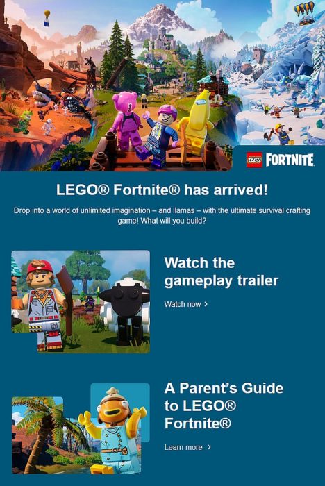 LEGO Islands – New Play Experiences within Fortnite
