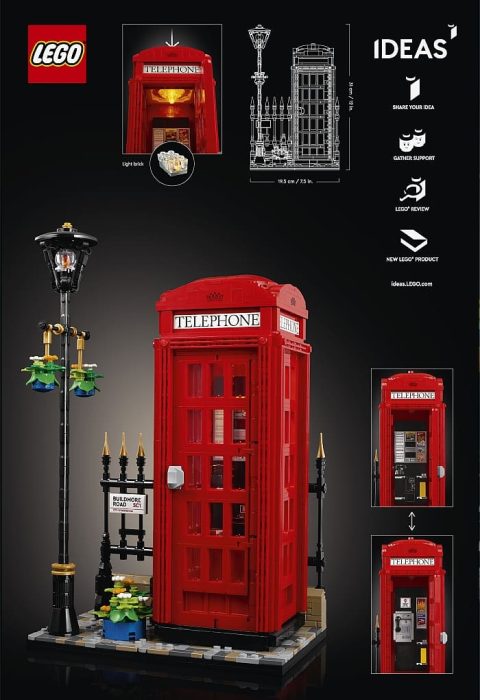 LEGO Ideas Red London Telephone Box Coming!