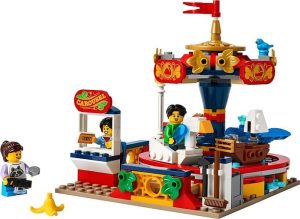 Vibrant Little LEGO Carousel Ride