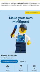 LEGO Minifigure Factory Online Version Open Again!