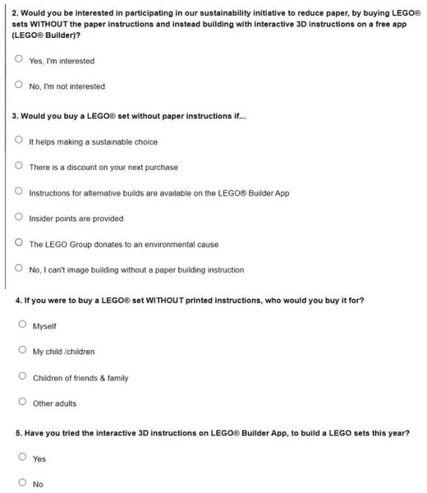 LEGO Paper vs. Digital Building Instructions Survey