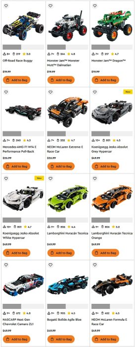 2024 LEGO Technic Pull-Back Racers Review