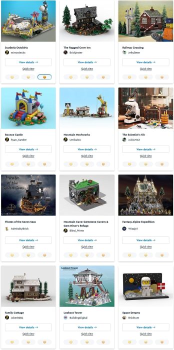 BrickLink Designer Program Sets for Pre-Order & More!