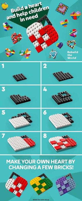 Build a Heart & Share the Joy – LEGO Build to Give