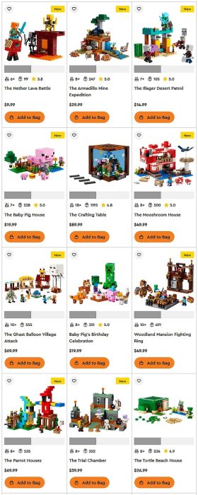 LEGO Minecraft Movie Sets Coming Soon!