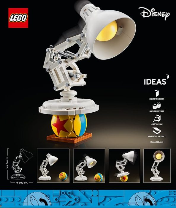 LEGO Ideas Luxo Jr. Lamp Available for Pre-Order!