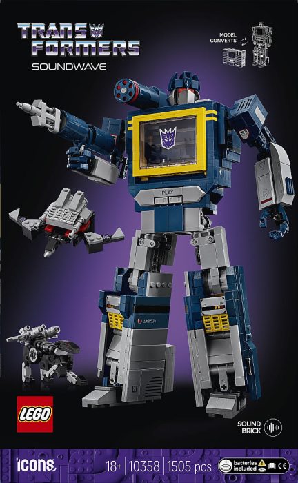 LEGO Icons Transformers: Soundwave Coming Soon!