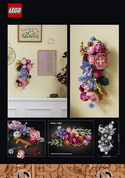 LEGO Botanicals Flower Wall Decor Set Coming!